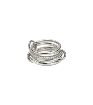 SPINELLI KILCOLLIN Nimbus Sterling Ring With Diamonds - Silver
