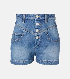 Isabel Marant Étoile High-rise Denim Shorts - Blue