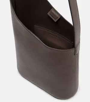 AESTHER EKME Demi Lune Leather Tote Bag - Brown