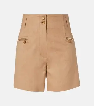 Max Mara Lola Camel Hair Shorts