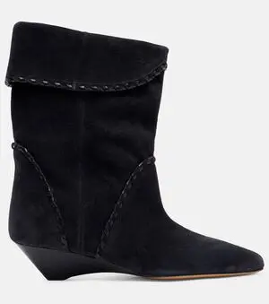 Isabel Marant Étoile Edoa 45 Suede Ankle Boots