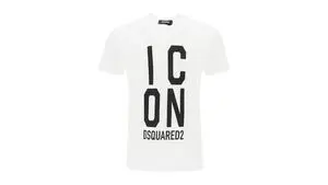 Dsquared2 Bold Icon Logo Cool Fit T-shirt - White