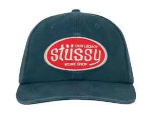 StÜssy X Our Legacy Work Shop Middepth Cap - Navy Blue