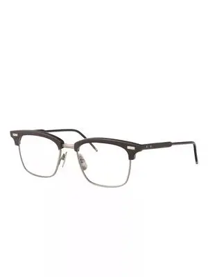 Thom Browne Titanium Rectangle Eyeglasses