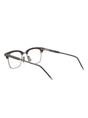 Thom Browne Titanium Rectangle Eyeglasses