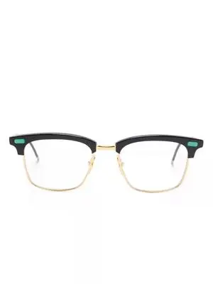 Thom Browne Square Frame Eyeglasses - Black
