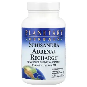 PLANETARY HERBALS Schisandra Adrenal Complex 120 Tablets