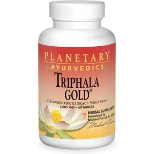 PLANETARY HERBALS Triphala Gold 1000mg 60 Tablets - One-color