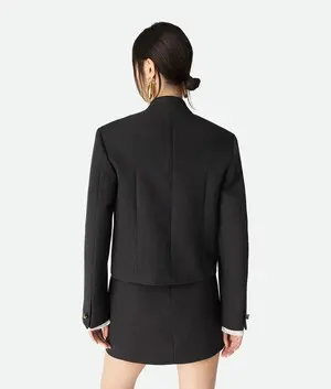 Bottega Veneta Light Cotton Jacket - Anthracite