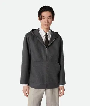 BOTTEGA  VENETA Double Face Wool Hoodie