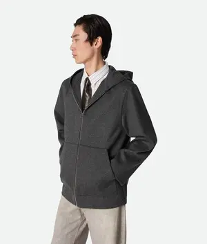 BOTTEGA  VENETA Double Face Wool Hoodie