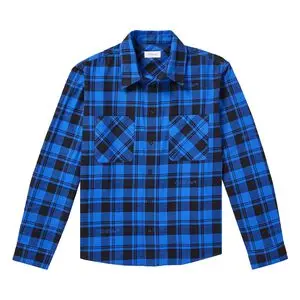 Off-White Check Flannel Shirt