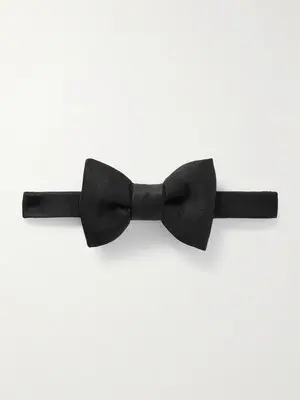 TOM FORD Silk-grosgrain Bow Tie - Black