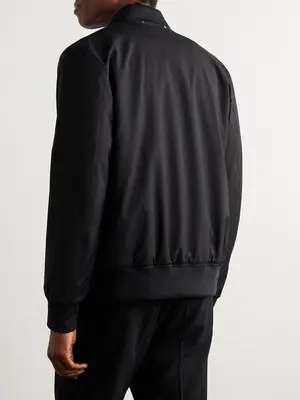 Paul Smith Wool-twill Bomber Jacket - Black