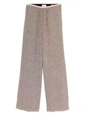 Forte_forte Metallic Pants For Women