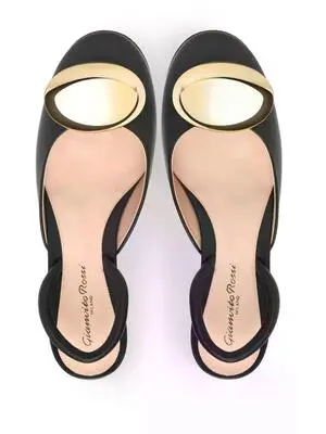 GIANVITO ROSSI Sphera 45mm Slingback Pumps