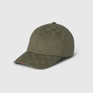 Gucci Gg Canvas Baseball Cap - Green