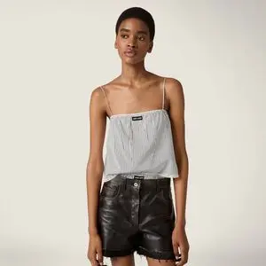Miu Miu Crêpe De Chine Top