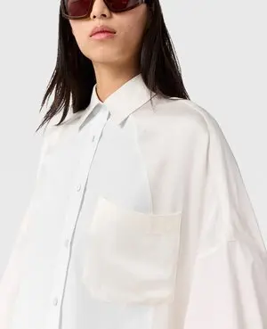 Stella McCartney Satin Paneled Shirt