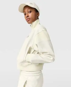 Stella McCartney Logo Funnel-neck Full-zip Sweatshirt - Beige