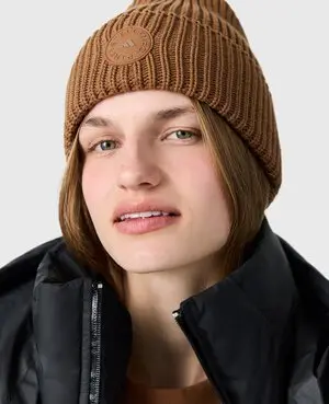 Stella McCartney Adidas Logo Beanie - Brown