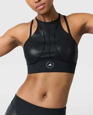 Stella McCartney Truepurpose Training Micro Dot Bra - Black