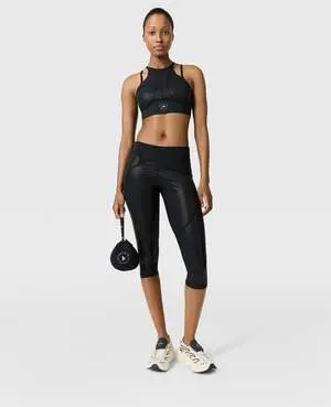 Stella McCartney Truepurpose Training Micro Dot Bra - Black