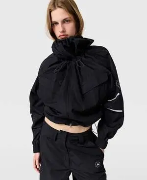 Stella McCartney High-neck Hooded Jacket - Black
