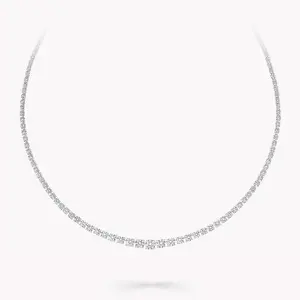 Graff Round Diamond Necklace - White Gold