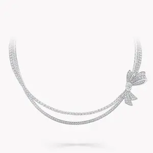 Graff Tilda's Bow Diamond Necklace - White Gold