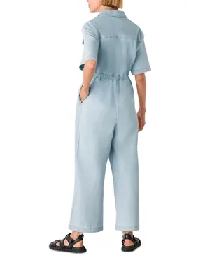 Whistles Short Sleeve Utility Jumpsuit