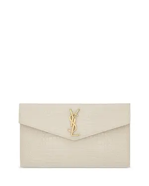 Saint Laurent Embossed Clutches