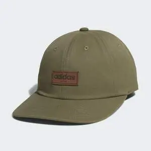 Adidas Court Relaxed Strapback Cap - Strong Olive / Magic Earth / Black