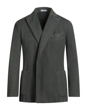 Boglioli Blazer Dark Size Cotton - Green