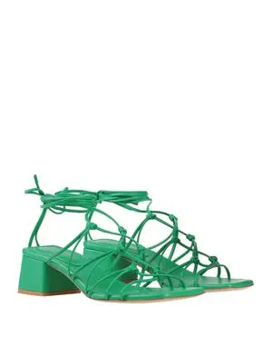 GIANVITO ROSSI Leather Sandals - Green