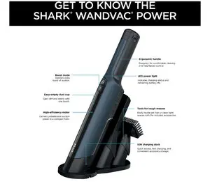 SHARK Wandvac Power Pet Cordless Handheld Vacuum