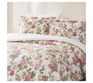 LUSH DECOR Vintage Rose Comforter 3pc Set King/ Cal King