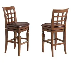 ALATERRE FURNITURE Napa Set Of 2 Bar Height Uph Olstered Stool - One-color