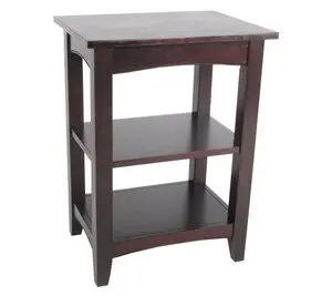 ALATERRE FURNITURE Shaker Cottage End Table Dua L Storage - One-color