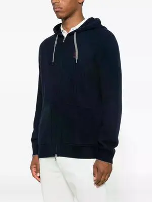 Brunello Cucinelli Zip-up Hooded Cardigan