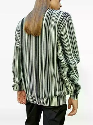 VTMNTS Stripe-pattern Ribbed Sweater