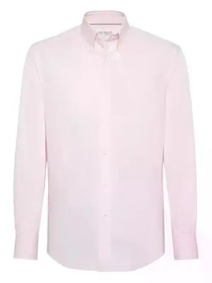 Brunello Cucinelli Button-down Cotton Shirt - Pink