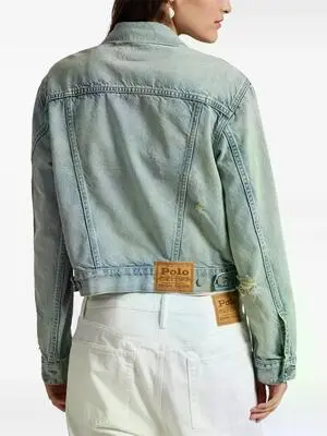 Polo Ralph Lauren Distressed Denim Trucker Jacket