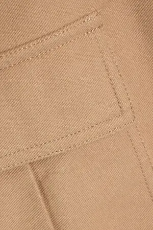 Theory Cotton-blend Twill Wide-leg Cargo Pants