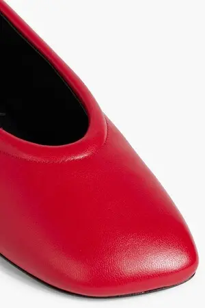 3.1 Phillip Lim Id Leather Ballet Flats - Red