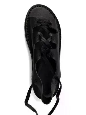 FRACAP Lace-up Leather Sandals