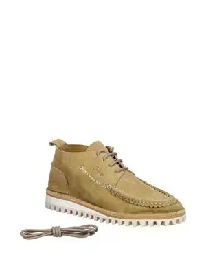 FRACAP Suede Derby Shoes