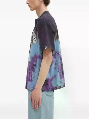 A BATHING APE Tie-dye T-shirt