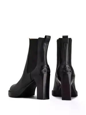 TOD'S Leather Chelsea Boots - Black