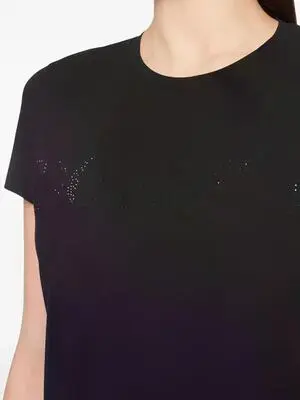 DONDUP Crystal-embellished T-shirt - Black